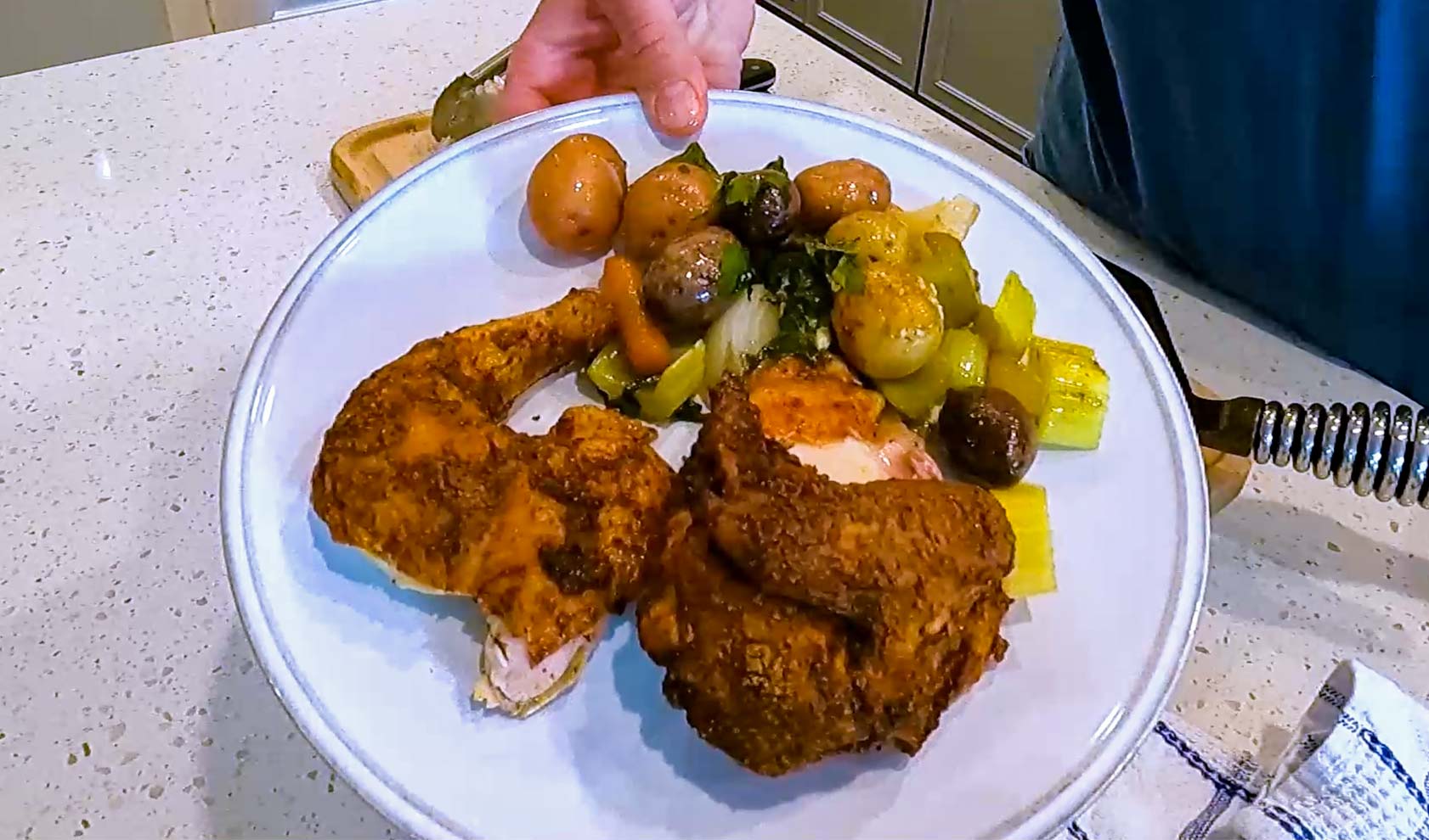 One-Skillet Roasted Chicken Meal - Pitts & Spitts